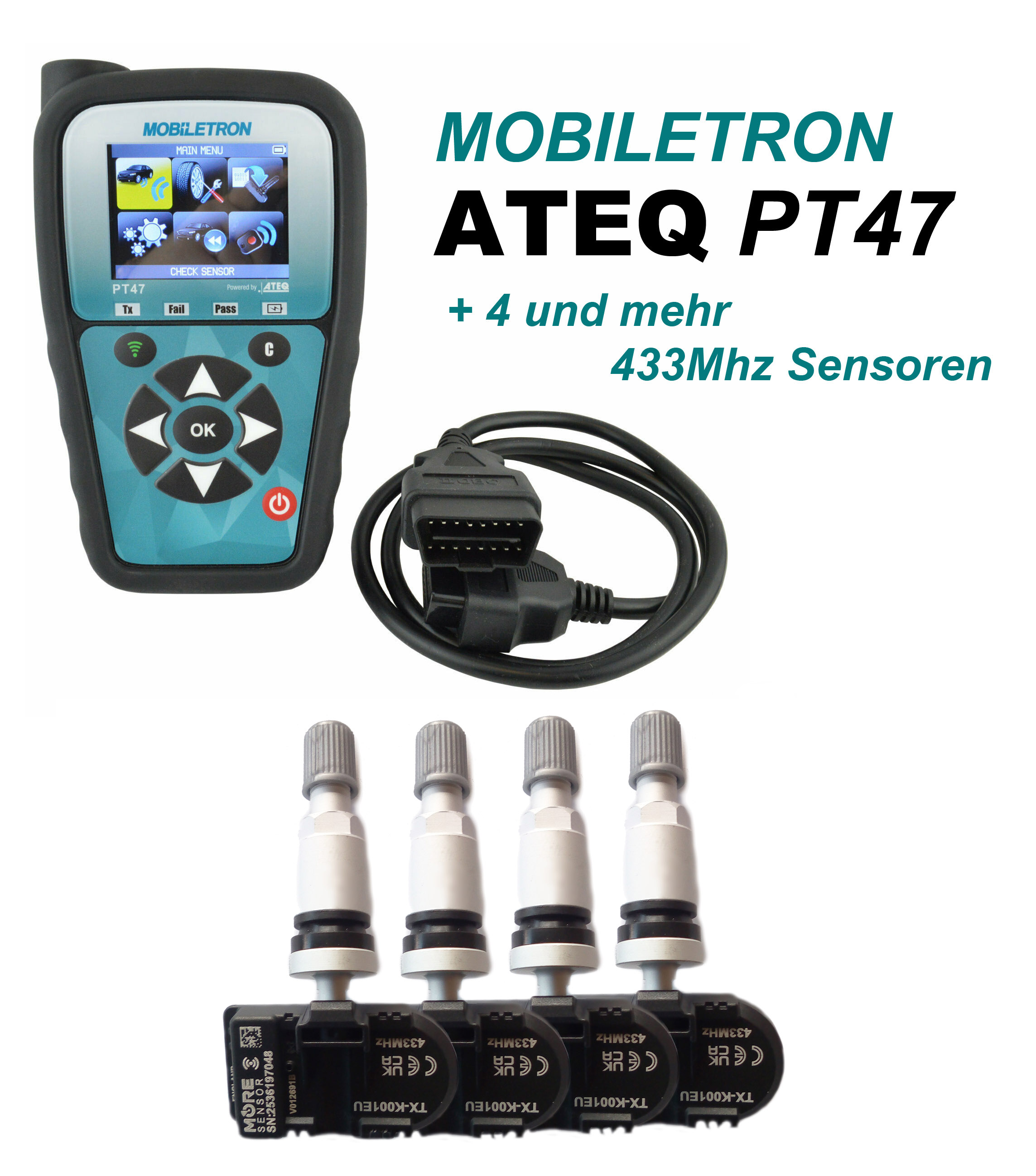 Buer KG-Shop - Ateq PT47 & Mobiletron Sensoren - RDKS TPMS Diagnose ...